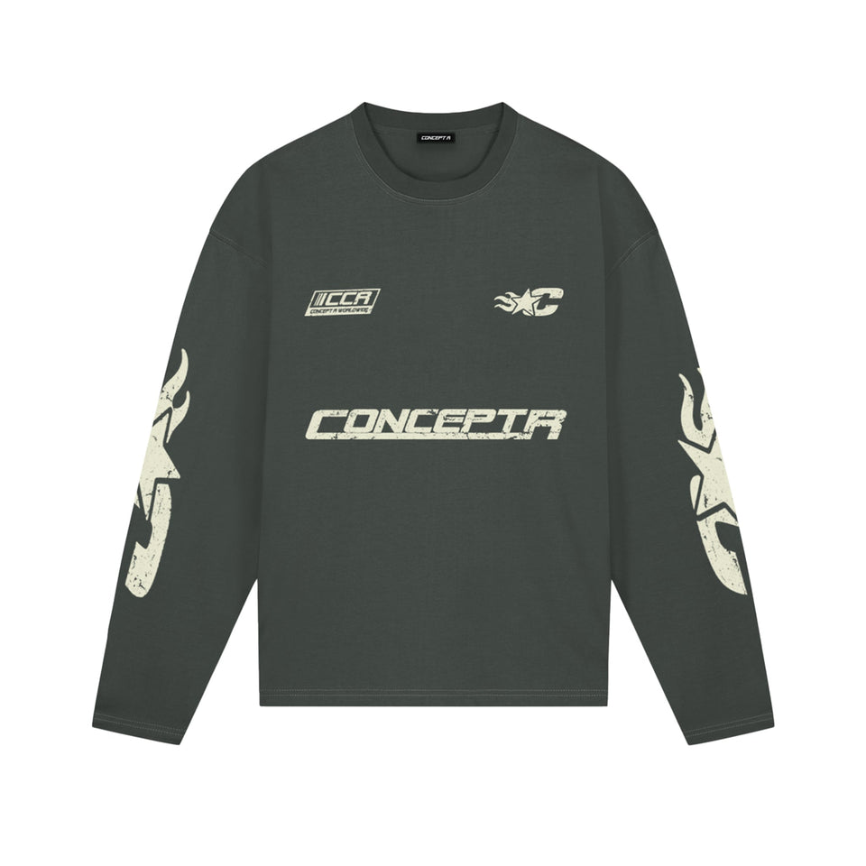 CONCEPT R - STREET LEGENDS LONGSLEEVE - GREEN – Concept R