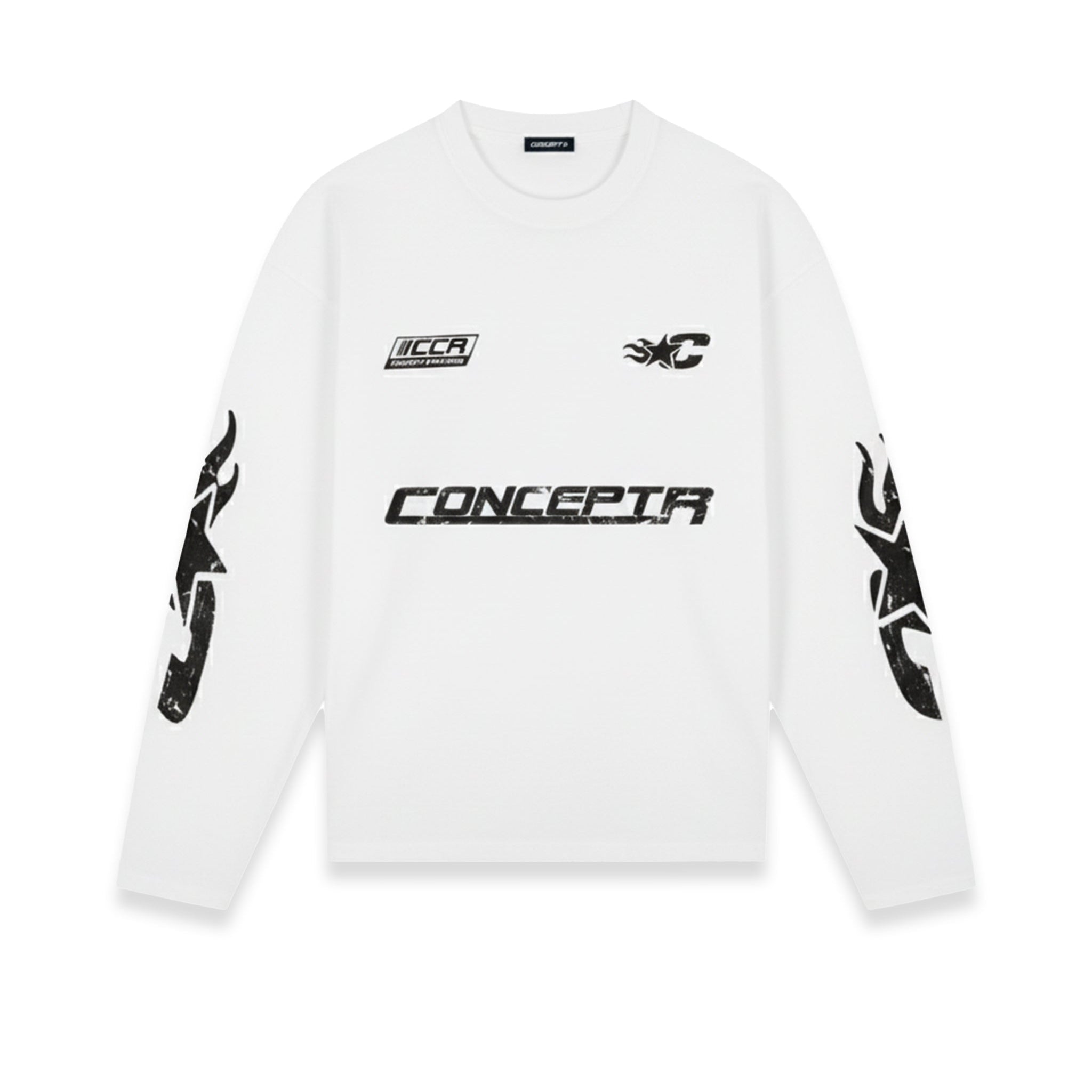 CONCEPT R - STREET LEGENDS LONGSLEEVE - WHITE – Concept R